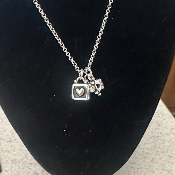 Brighton | Jewelry | Brighton Charm Silver Black Heart Crown Ladybug ...